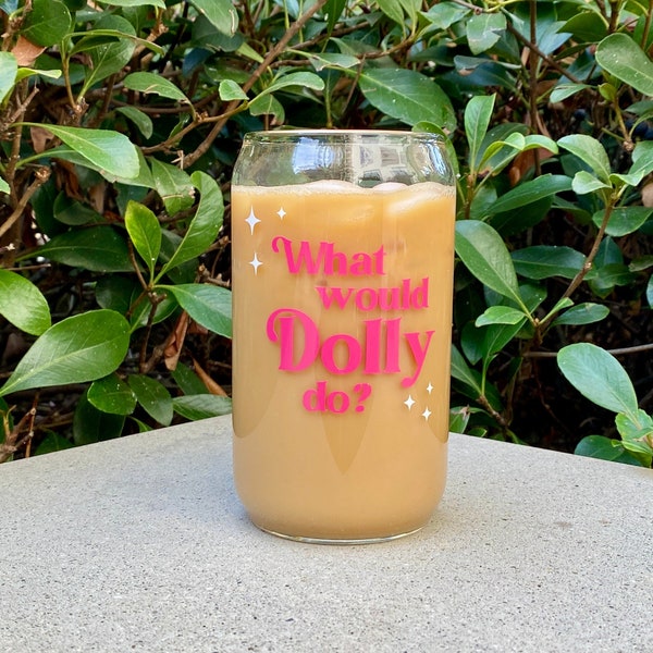 Dolly Parton Glass Cup - Etsy