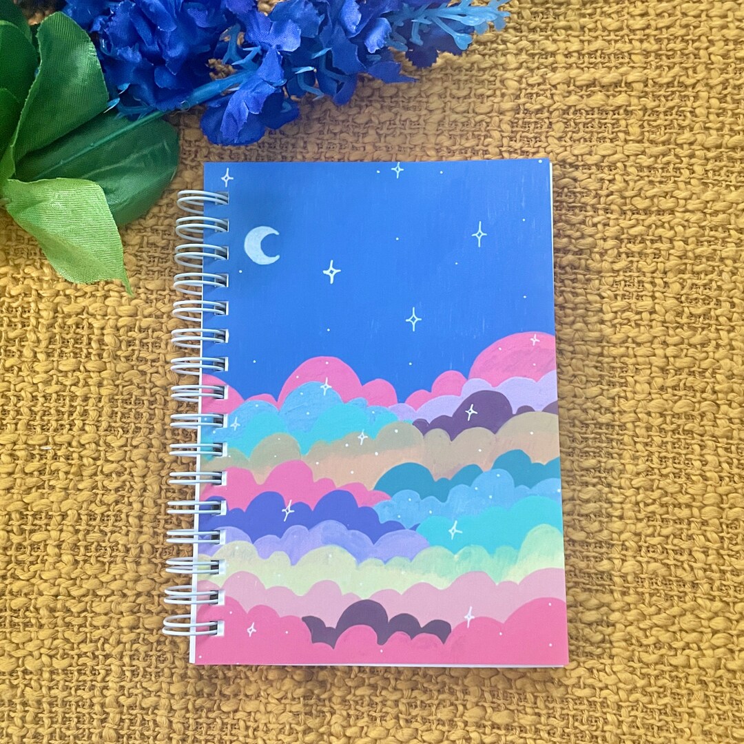 Cloudy Night Sticker Collecting Book - Etsy