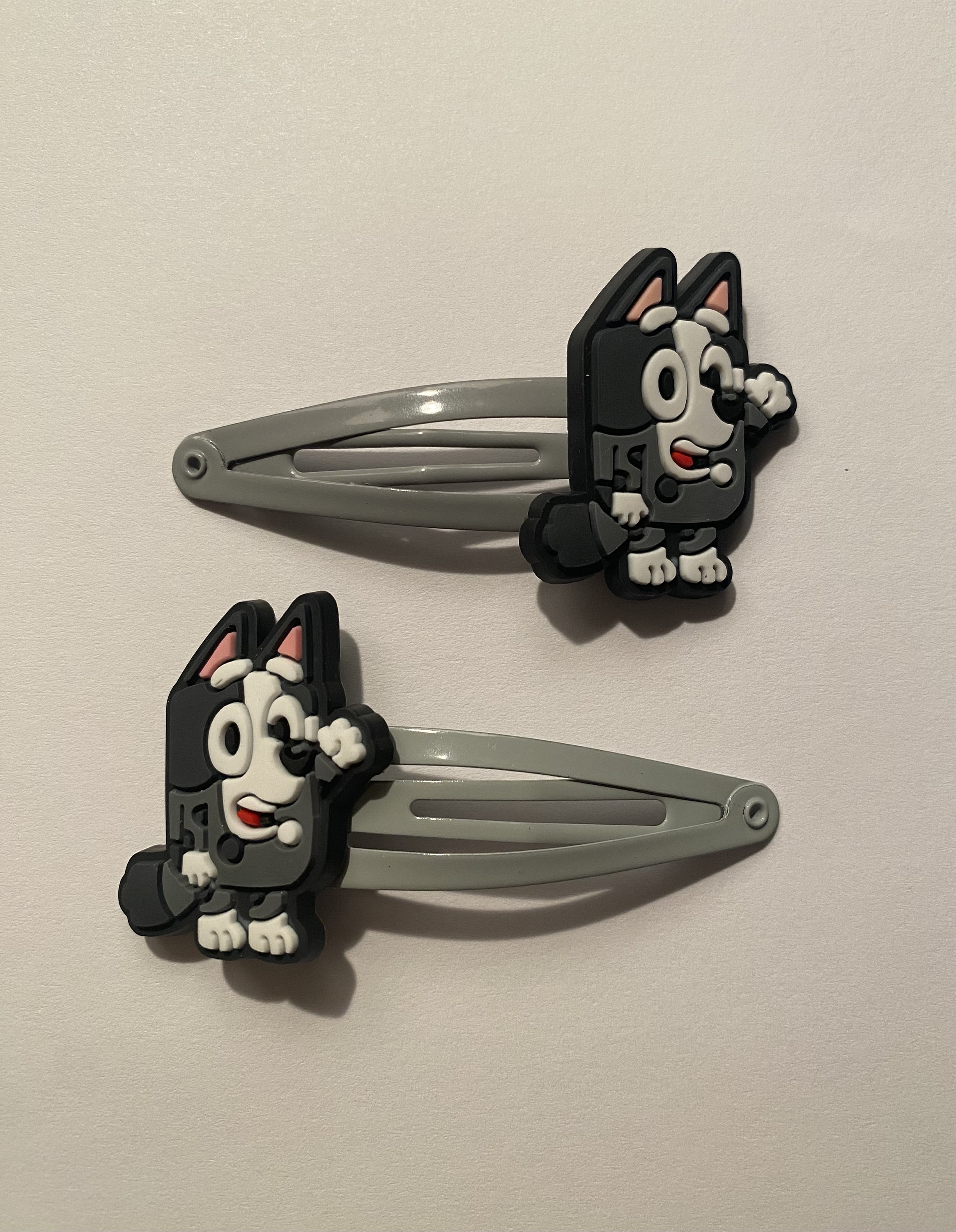 Bluey Hair Clips Bluey & Friends Kid Hair Clips Bluey Birthday Bingo ...