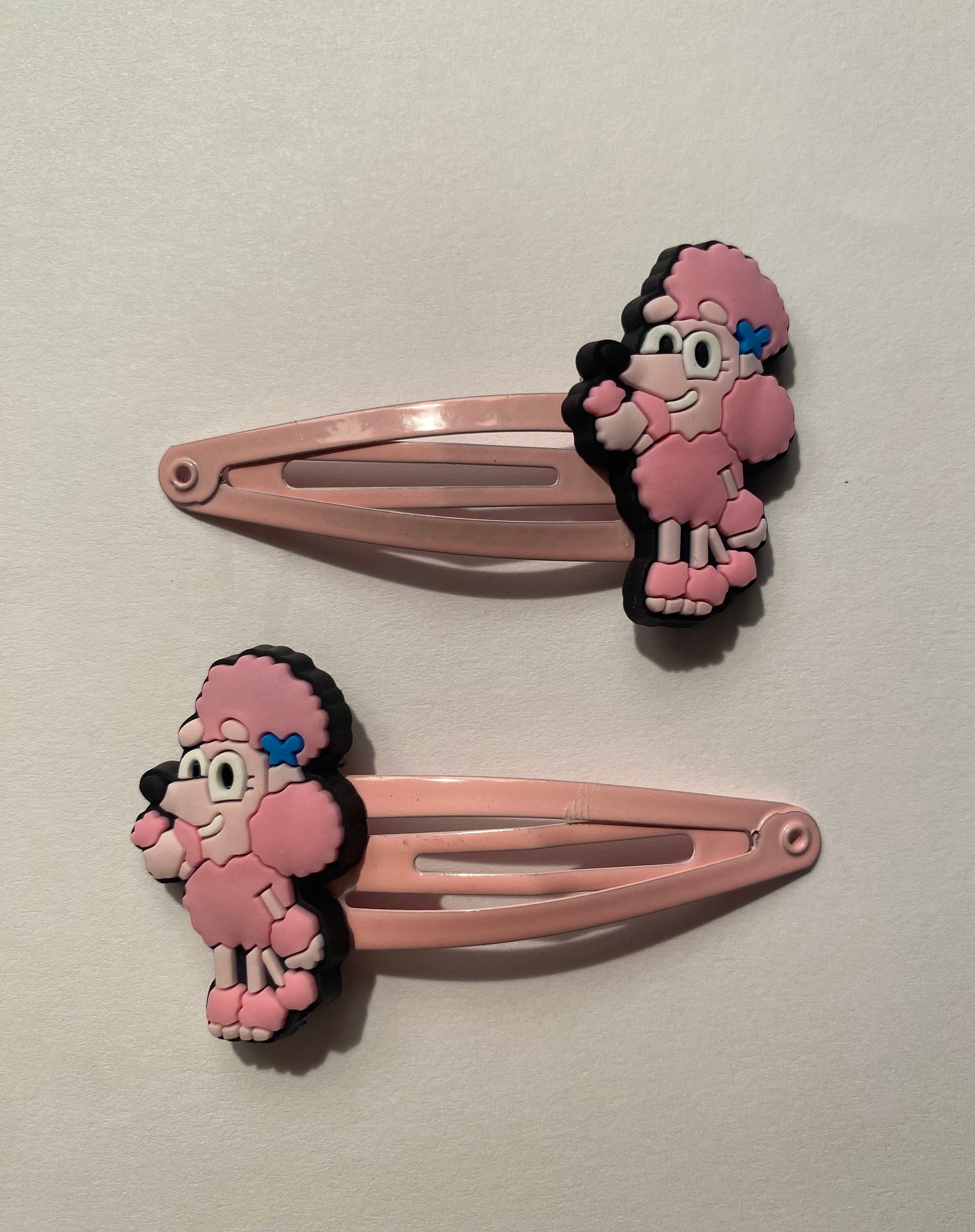 Bluey Hair Clips Bluey & Friends Kid Hair Clips Bluey Birthday Bingo ...