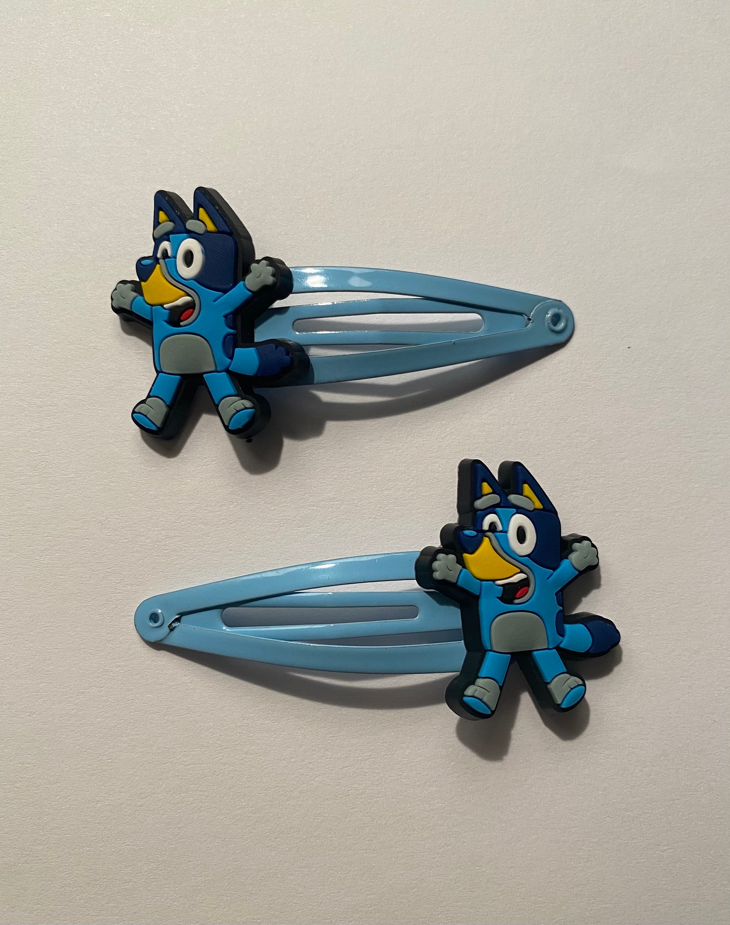 Bluey Hair Clips Bluey & Friends Kid Hair Clips Bluey Birthday Bingo ...
