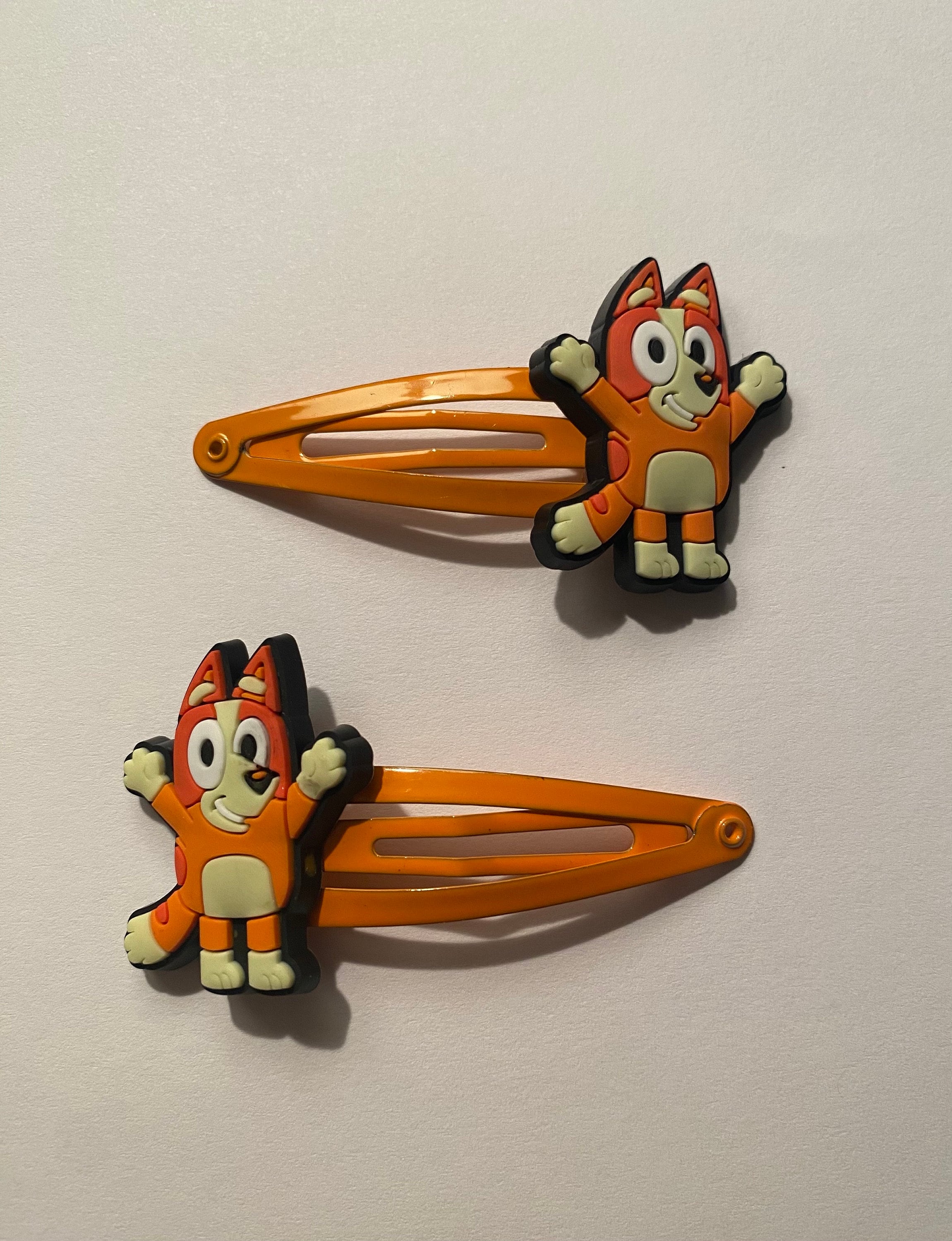 Bluey Hair Clips Bluey & Friends Kid Hair Clips Bluey Birthday Bingo ...