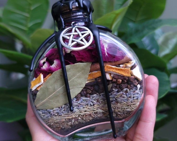 Blessed Home Spell Jar / Protection Spell Jar / Home Spell Jar / Home ...