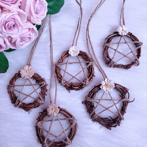 Small Pentacle Protection Wreath // Pentacle Wreath // Protection ...