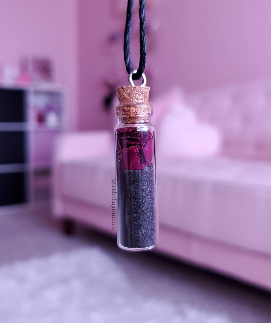 Black Salt Protection Amulet // Black Salt Witch Bottle // Black Salt ...