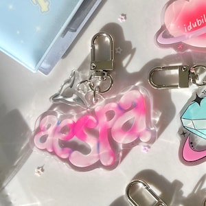 Aespa Keychain | Kpop Girl Group Keychain, Savage, Aespa, Karina ...