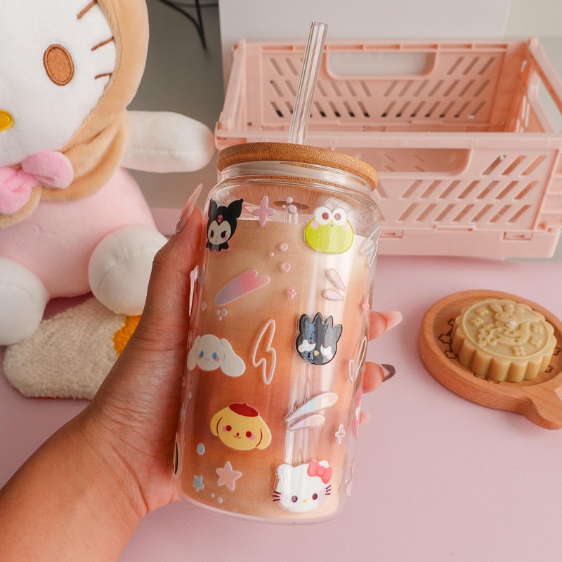 Cute Glass Cups - Etsy