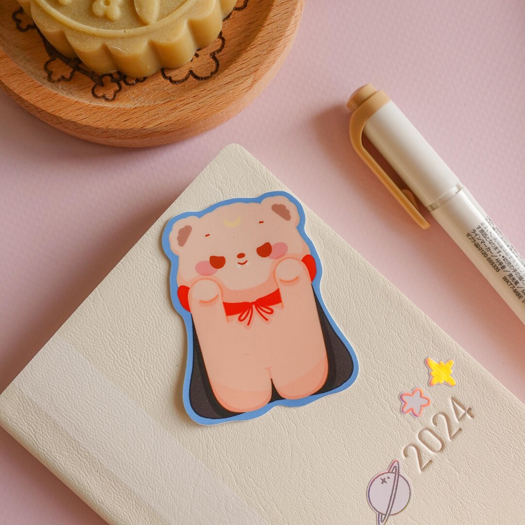 Vampire Pluto Sticker | Cute Sticker, Funny, Halloween, Fall, Spooky ...