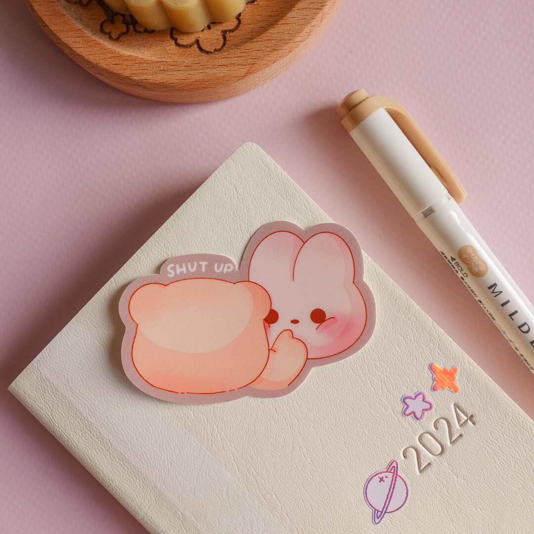 Shut up Sticker | Cute Sticker, Funny, Coworker, Work, Best Friends ...