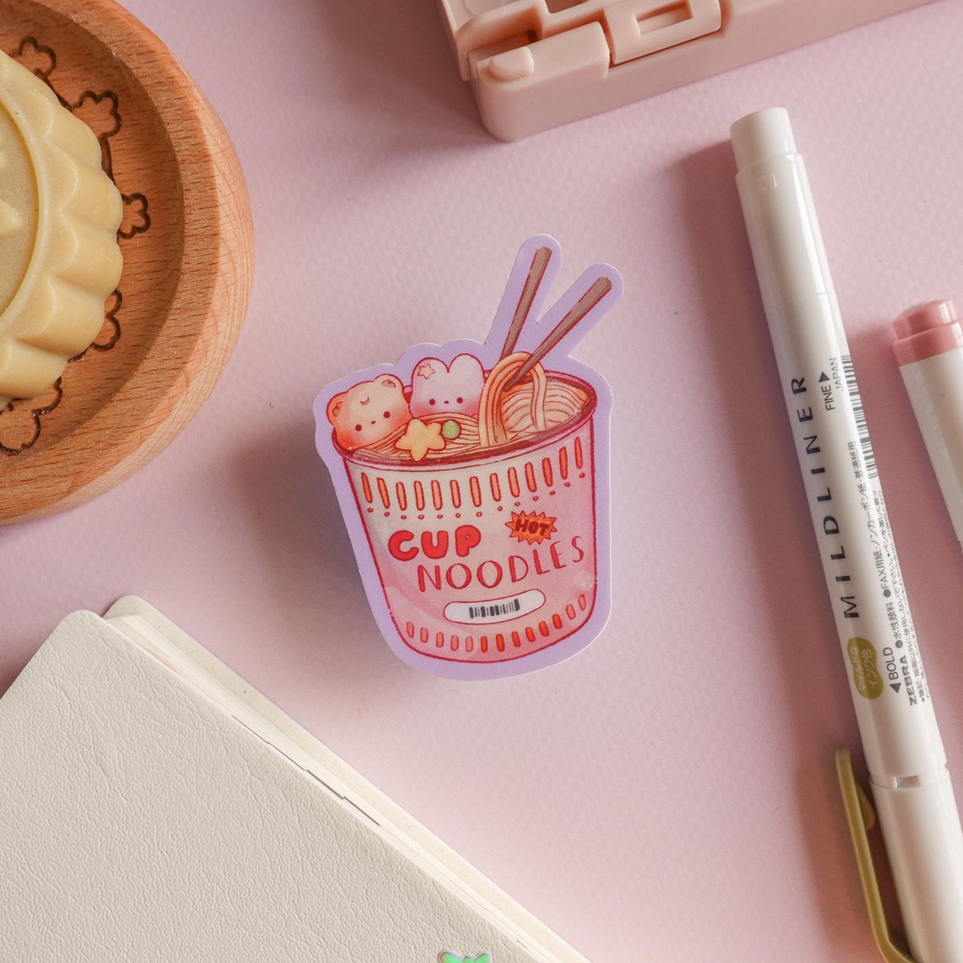 Cup Noodles Sticker | Cute Sticker, Funny, Ramen, Noodles, Cup Ramen ...