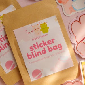 Sticker Blind Bag | Cute Stickers, Gacha, Blind Box, Mystery, Bundle ...