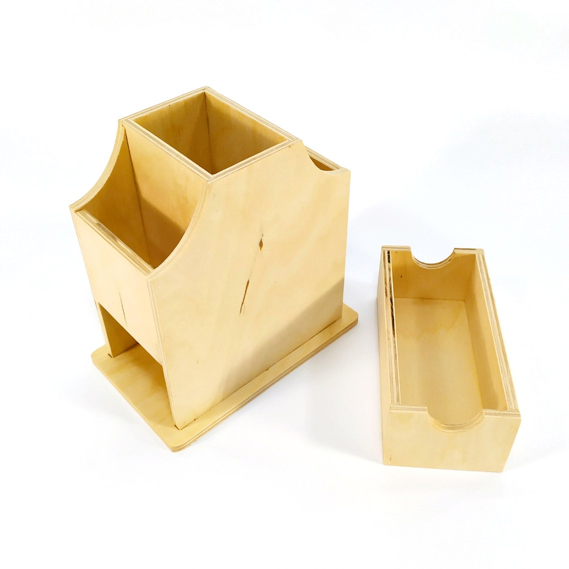 CNC Files for Wood. Desk Organizer CNC Plan. Wood, Plywood Model Cnc ...