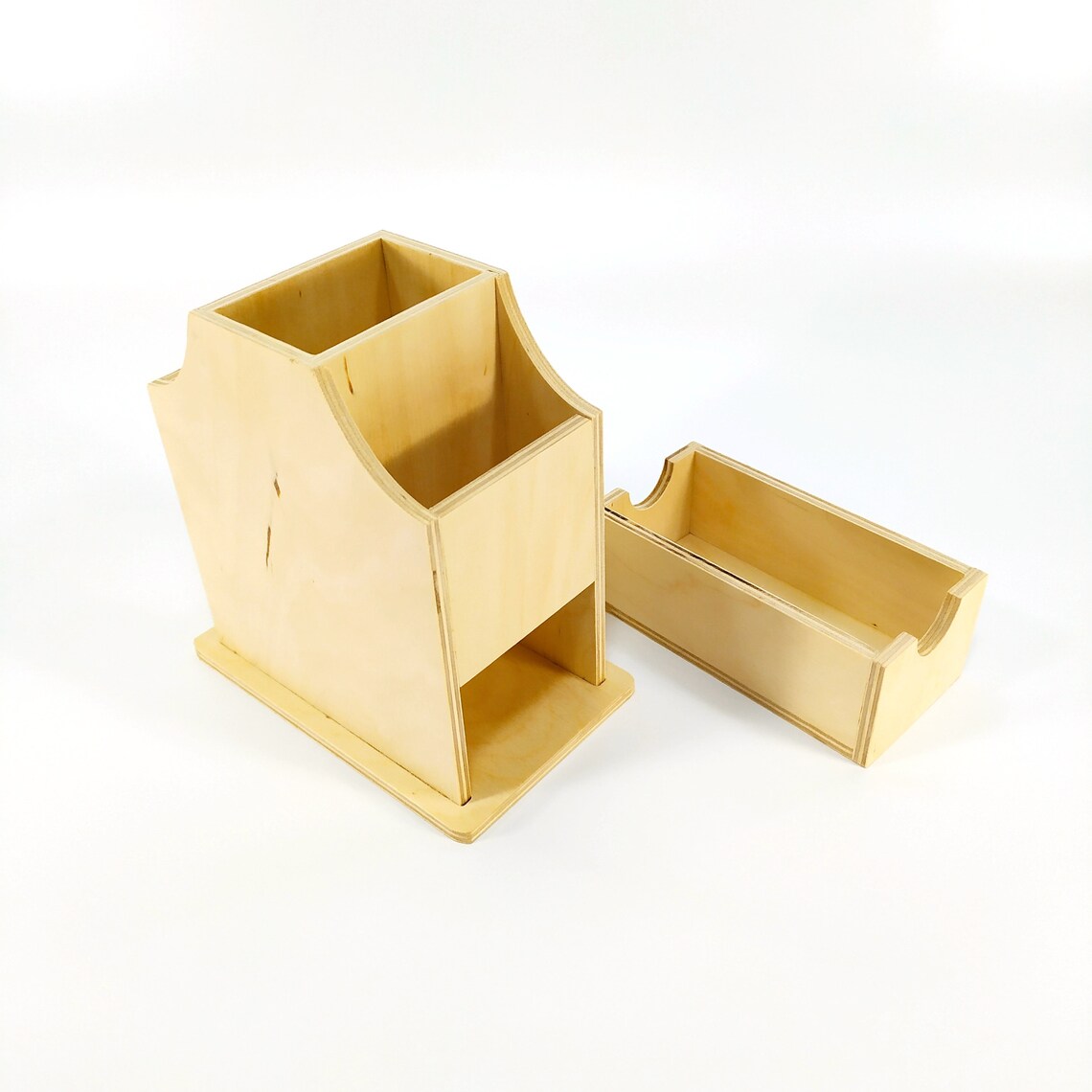 CNC Files for Wood. Desk Organizer CNC Plan. Wood, Plywood Model Cnc ...