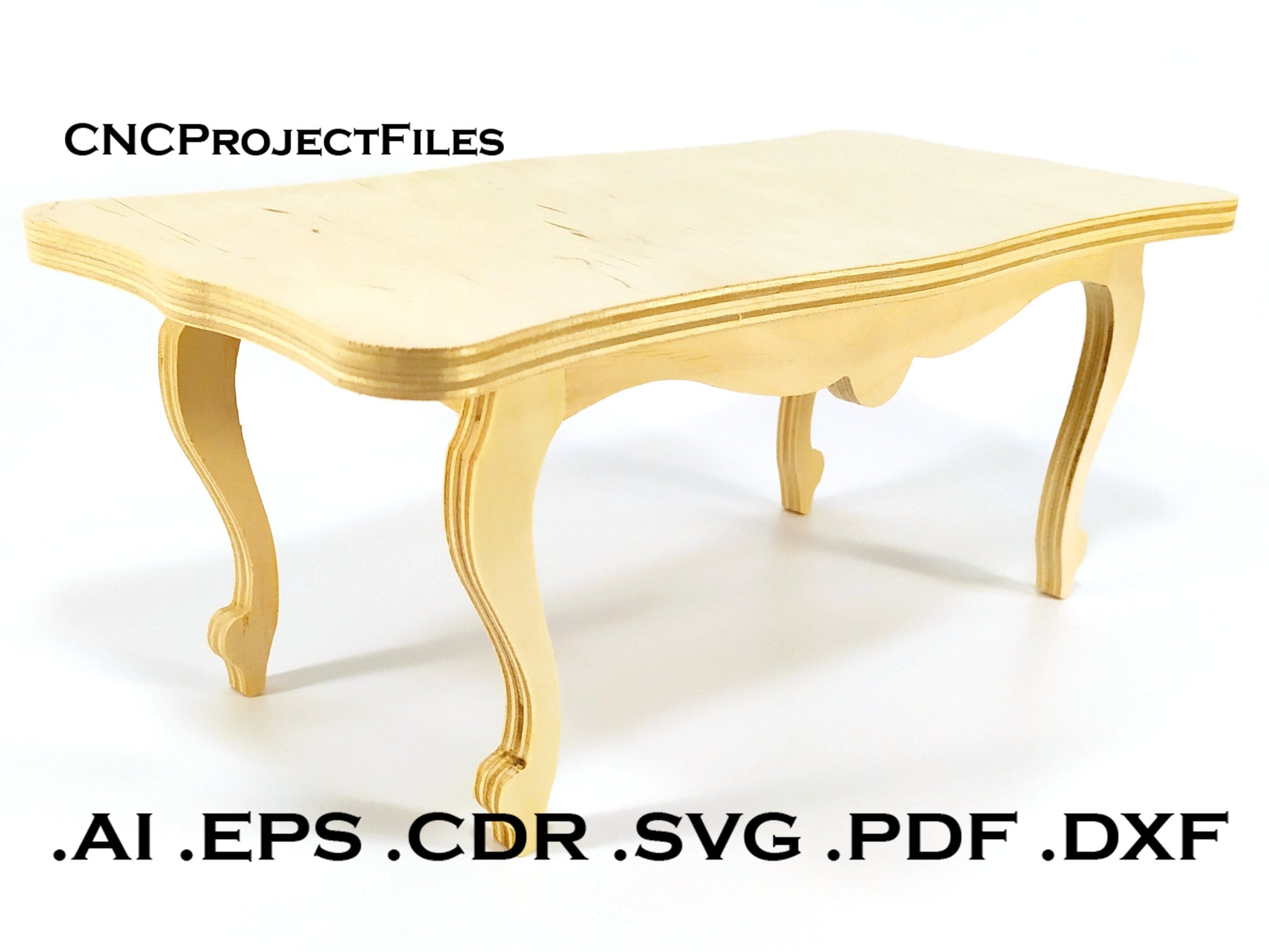 CNC Files for Wood. Decorative Table CNC Plan. Wooden Plywood Model Cnc ...