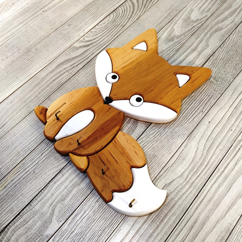 Intarsia Style Decorative Fox Cnc Plan. CNC Files for Wood. Wooden ...
