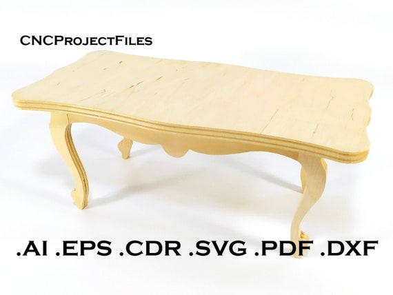 CNC Files for Wood. Decorative Table CNC Plan. Wooden Plywood - Etsy