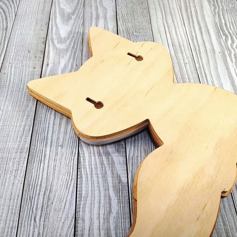 Intarsia Style Decorative Fox Cnc Plan. CNC Files for Wood. Wooden ...