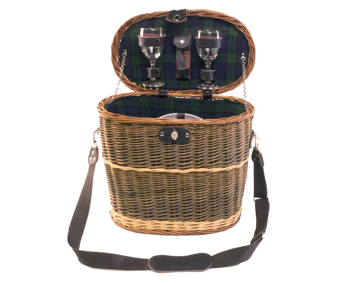 REDUCED + Cooler Bag. Easy to Carry Hamper for 2, Stnless Steel Cutlery ...