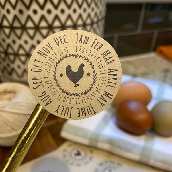 Egg Date Stamp - Etsy