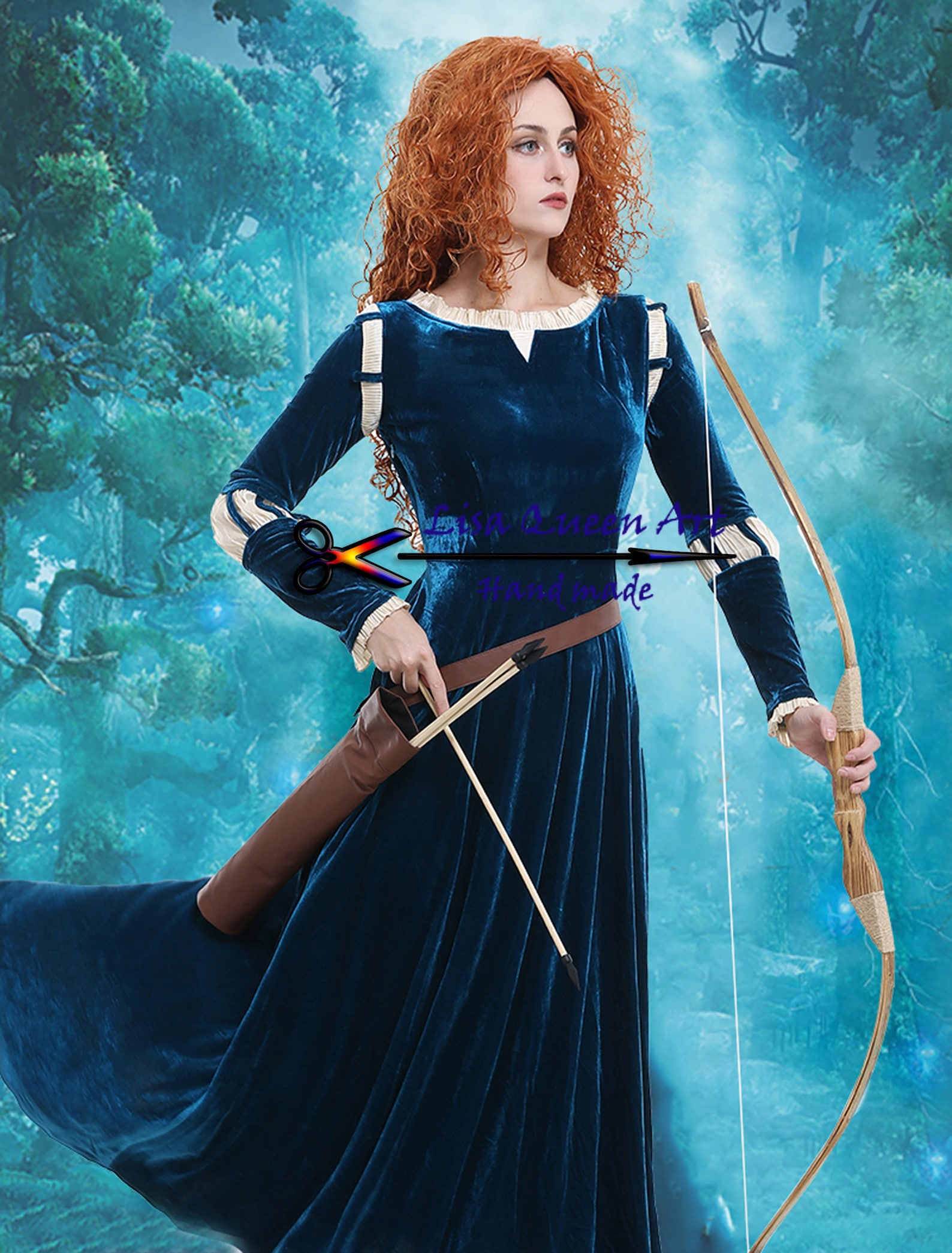 Brave Princess Merida Adult Dress Cosplay Costume Merida Dress | Etsy