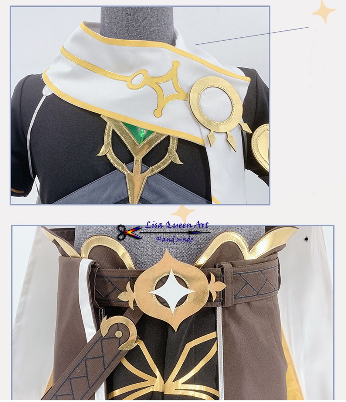 Genshin Impact Aether Cosplay Costume Aether Game Outfit Etsy
