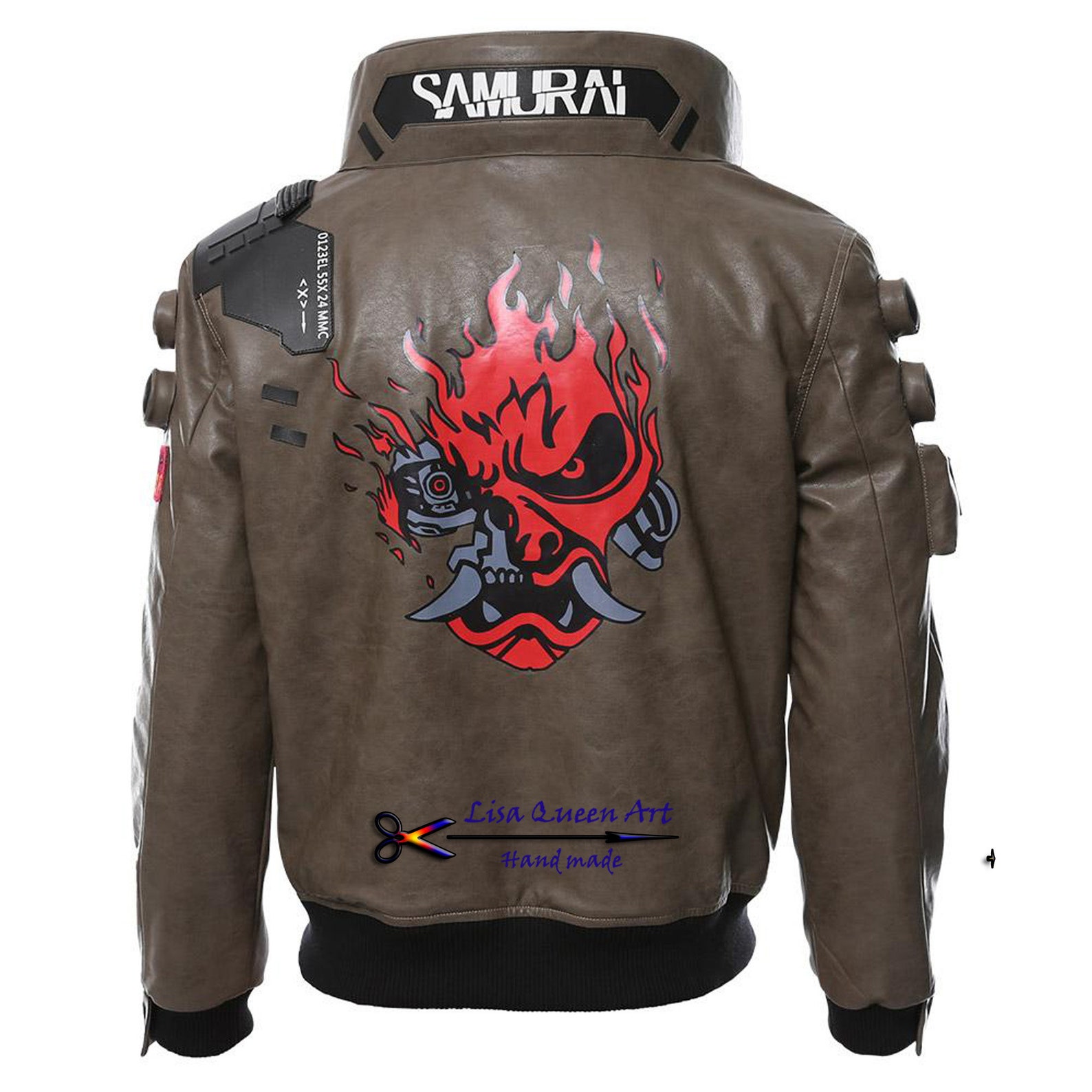 Cyberpunk 2077 Samurai Jacket Cosplay Costume Etsy