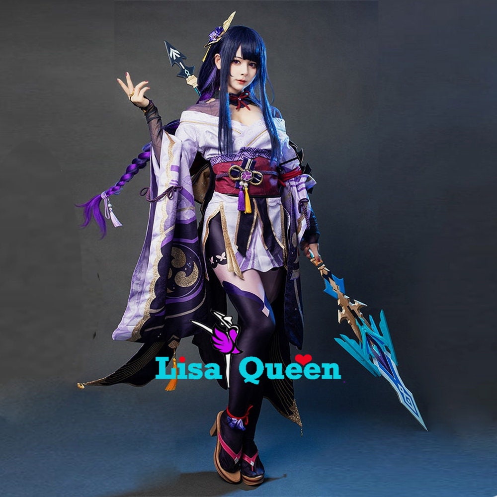 Genshin Impact Raiden Shogun Cosplay Outfit caodangnghekg.edu.vn