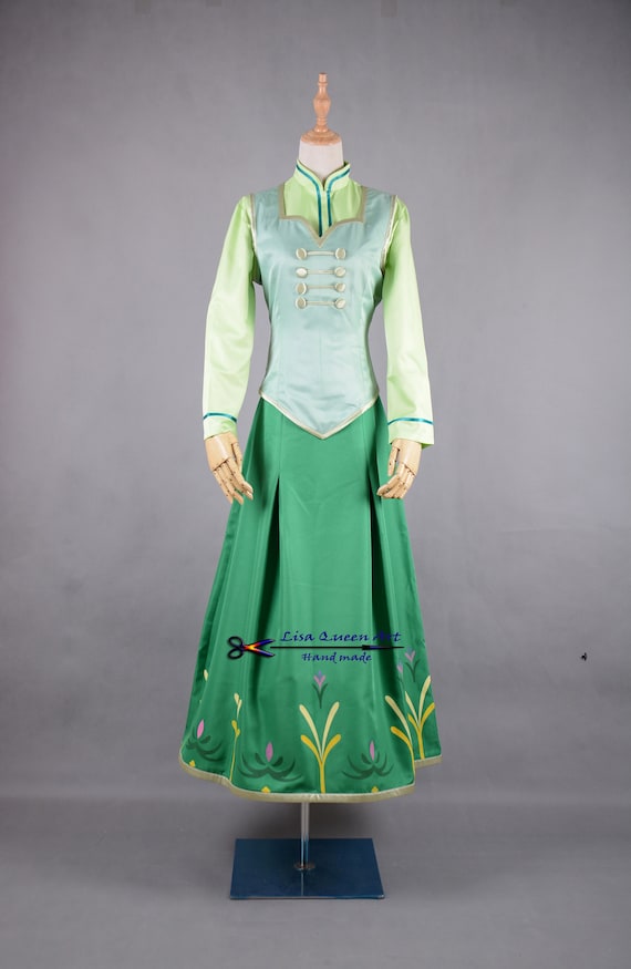 Frozen Anna Green Dress Cosplay