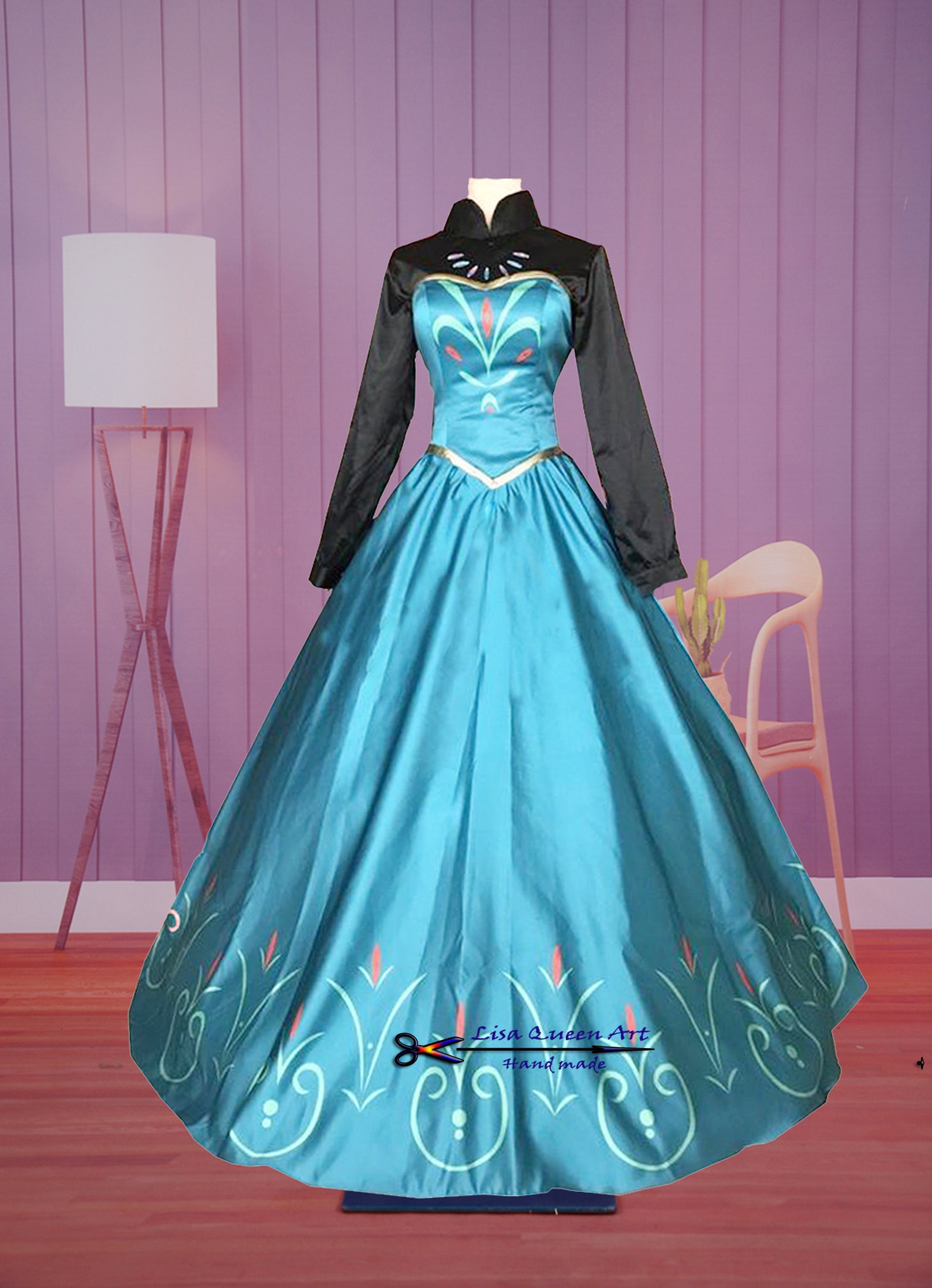 Frozen Elsa Queen Cosplay Costume Adult Frozen Elsa Cosplay Etsy