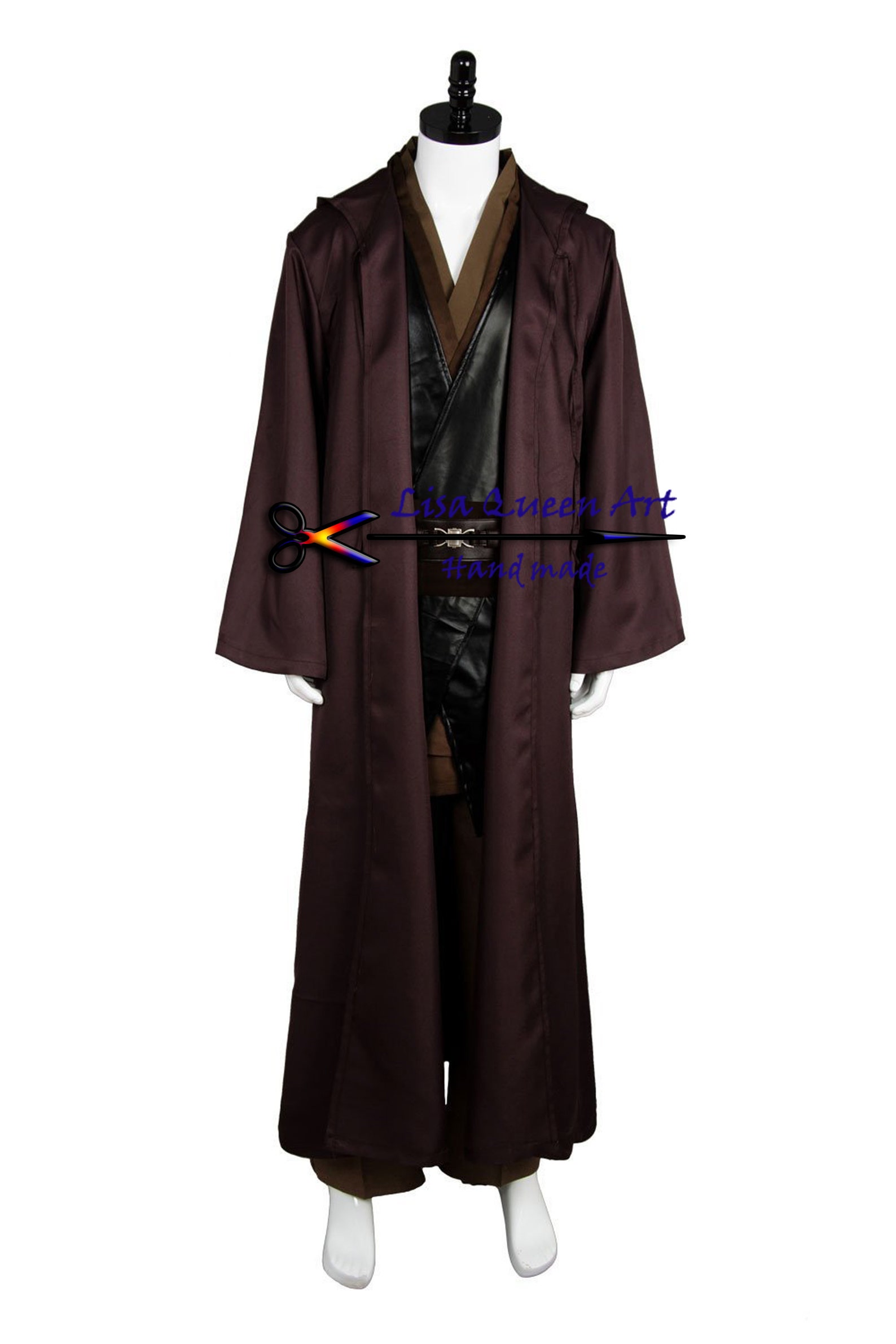 Star Wars Anakin Skywalker Jedi Cosplay Costume Outfit Robe | Etsy