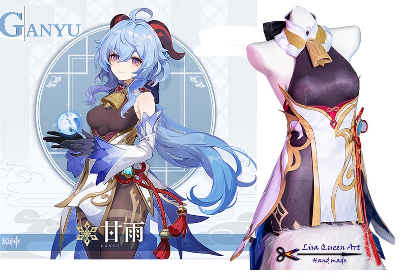 Genshin Impact Ganyu Cosplay Costume Ganyu game dress | Etsy