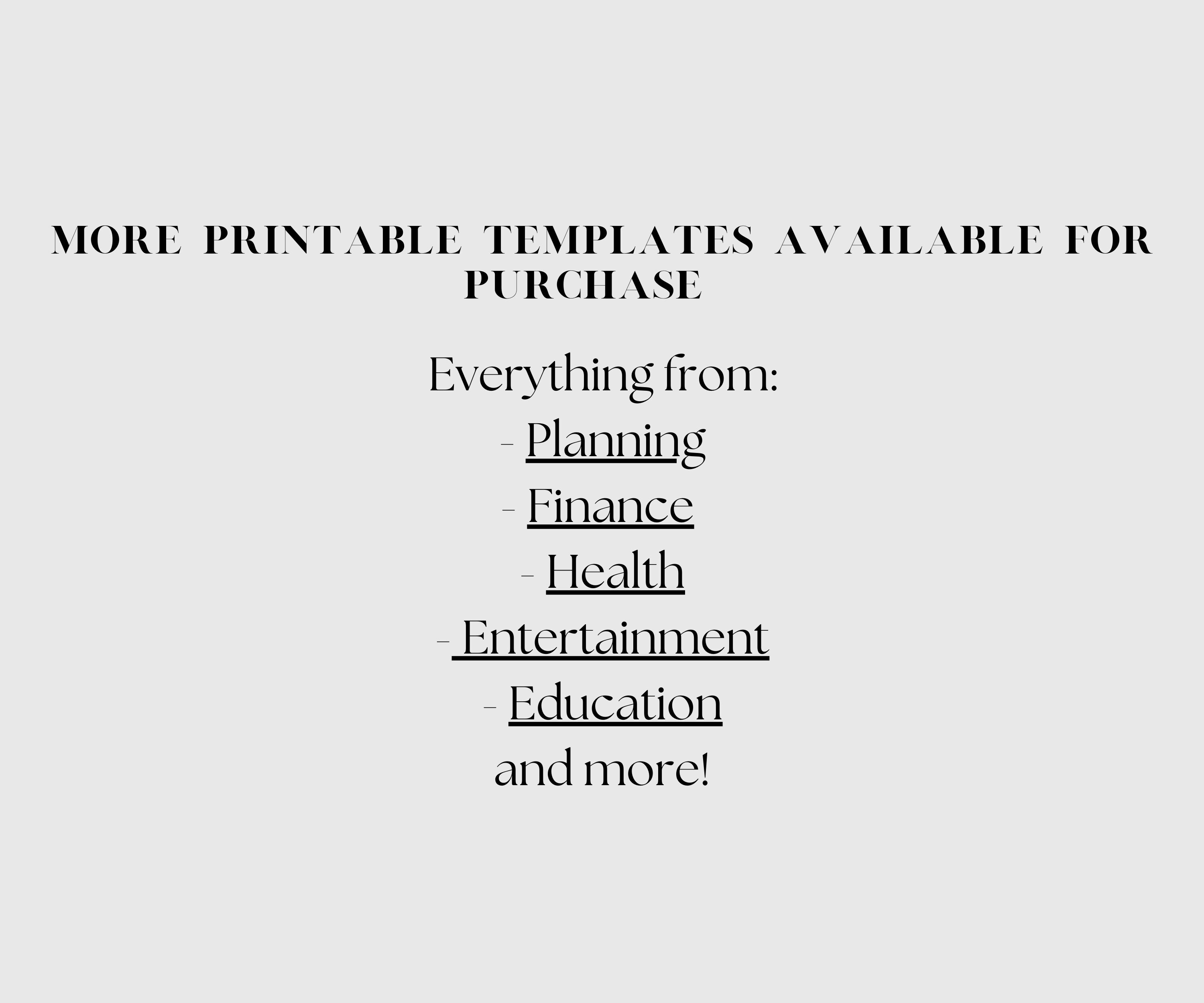 Printable Target Audience Template, Market Research Template, Business ...