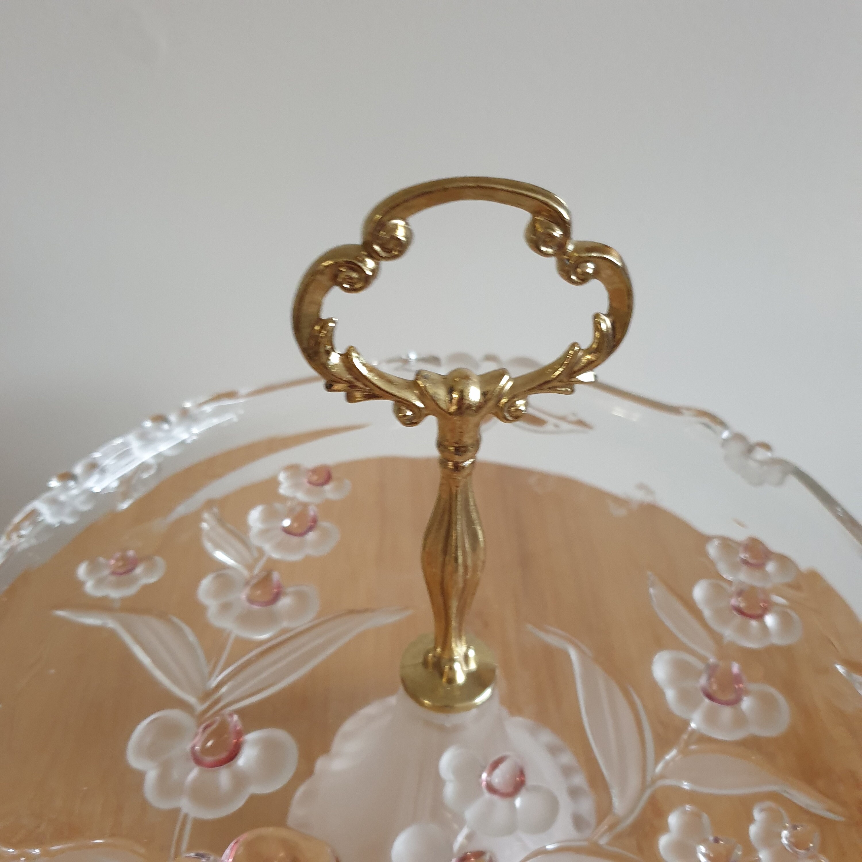 Vintage Mikasa Single Tier Cake Stand. Footed Serving Plate. Pedestal ...