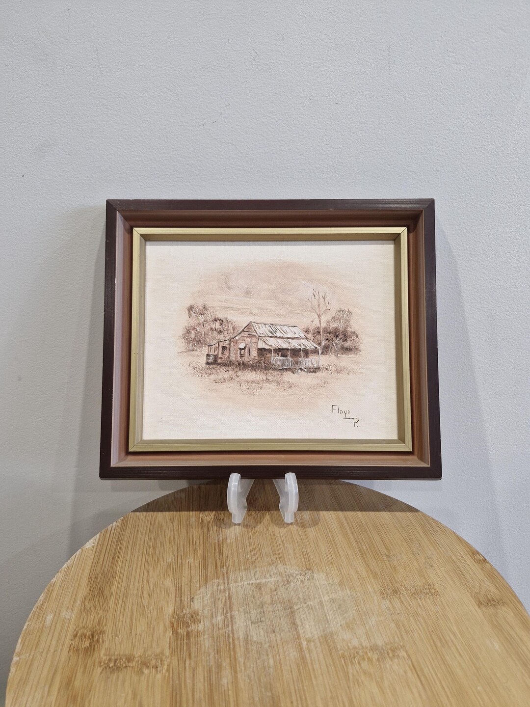 Vintage Original Australian Outback Oil Painting. Hand Painted ...
