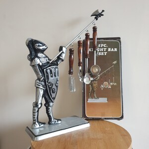 Vintage 5 Piece Knight Bar Set. Retro Bar Set. Bar - Etsy