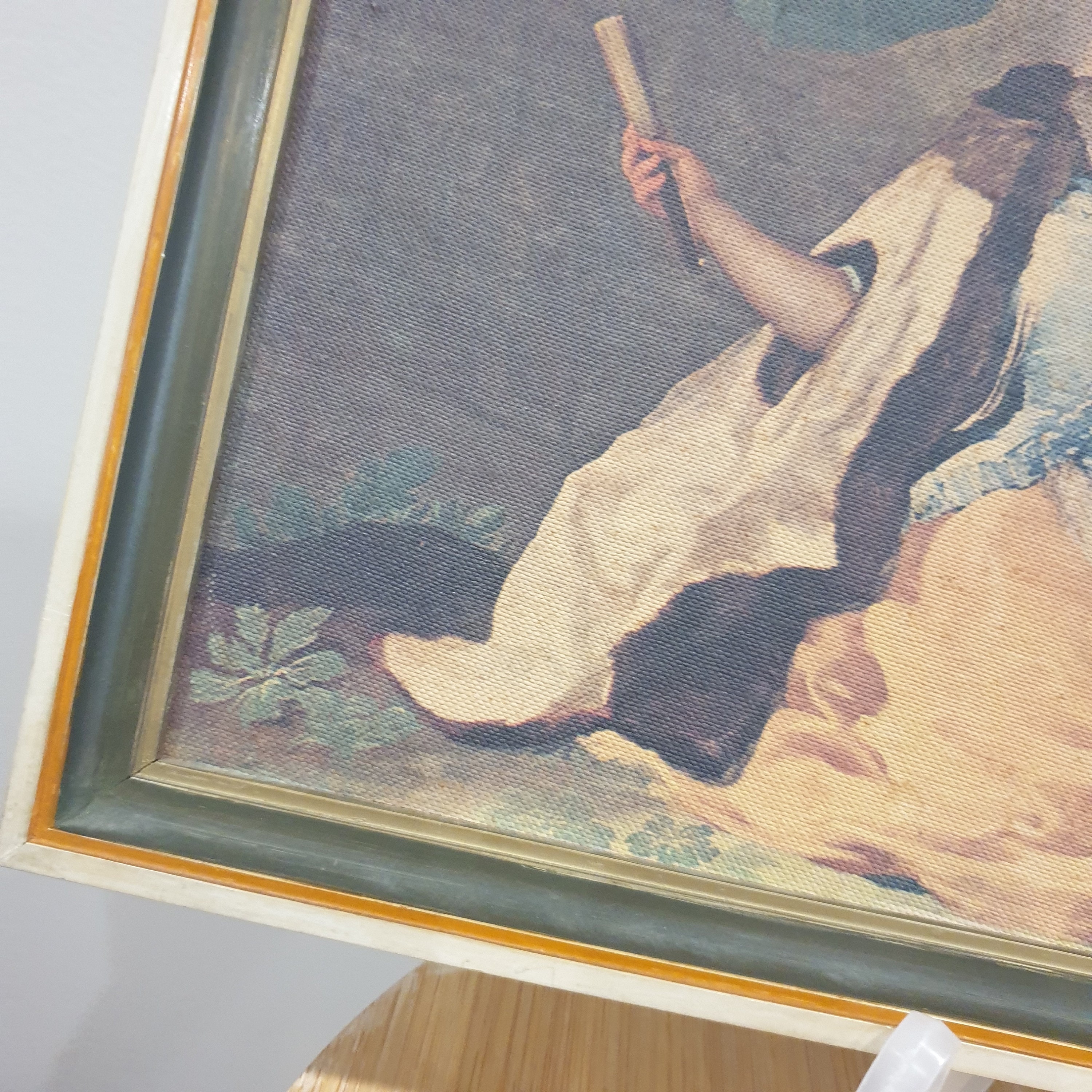 Vintage Francisco De Goya Reproduction Wall Hanging. the Parasol 1777 ...