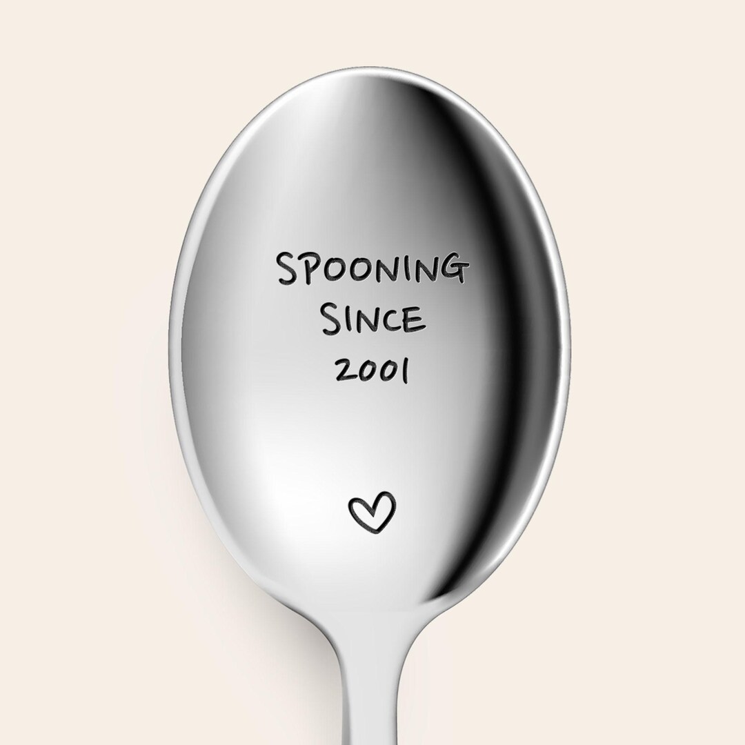 Spooning Since 2024 Spoon, Personalized Spoon, Gift for Her, Gift for ...