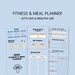 Ultimate Fitness & Meal Planner | Printable Health Tracker | Workout ...