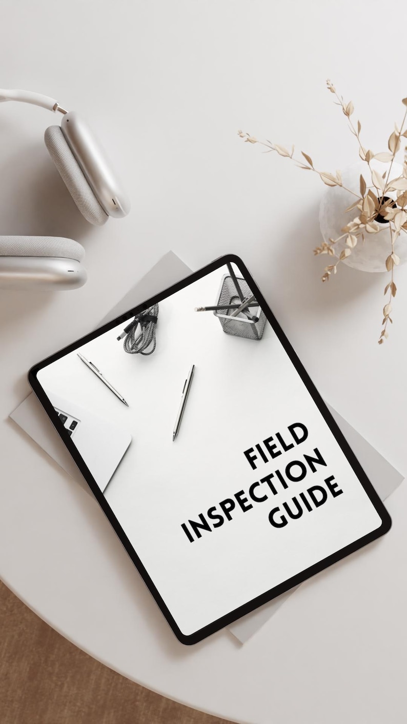 Field Inspector Guide | Digital Download | Step-by-step Inspection ...