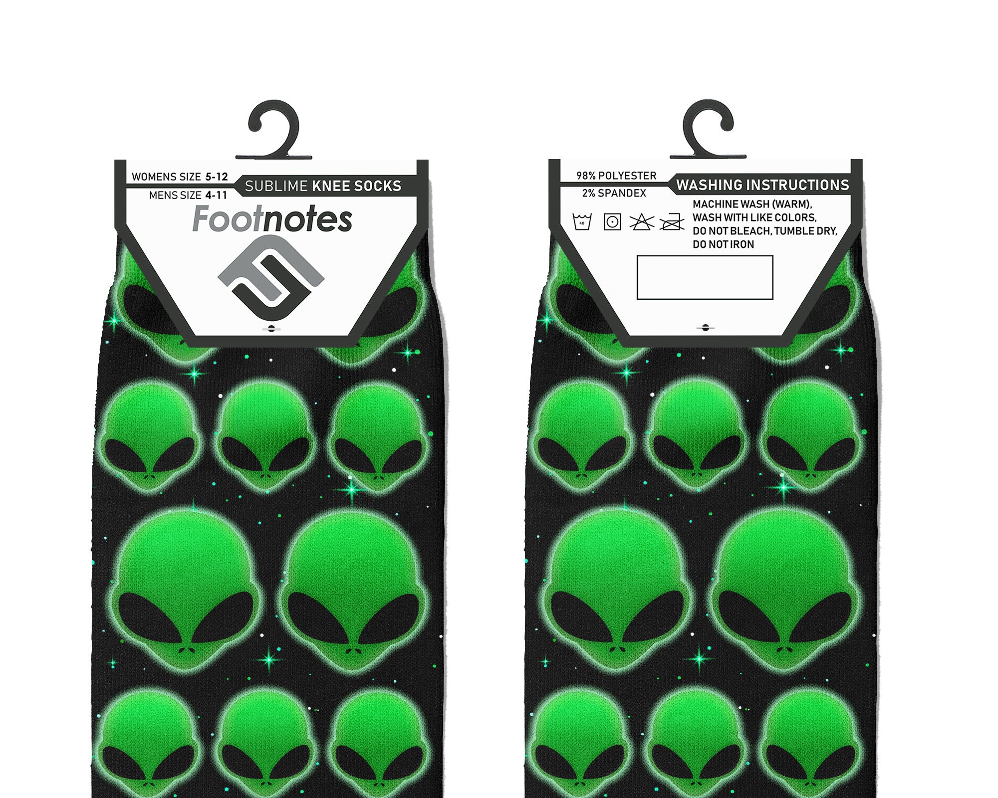 Aliens Novelty Fun Novelty Knee Socks - Etsy Australia