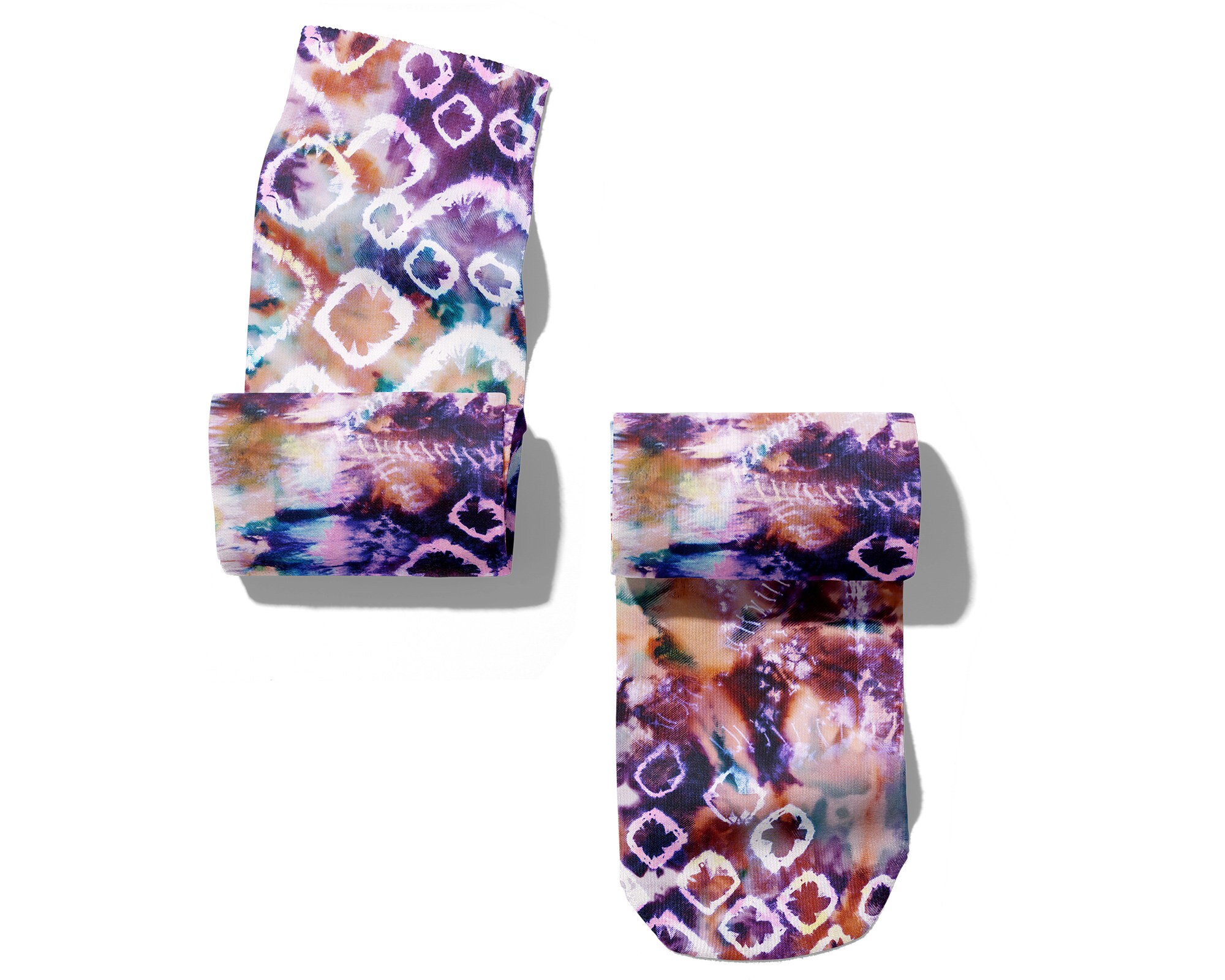 Tiedye Overlay Novelty Knee Socks | Etsy