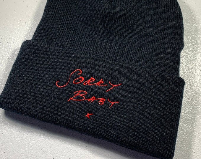 Sorry Baby X Killing Eve Inspired Embroidered Beanie - Etsy