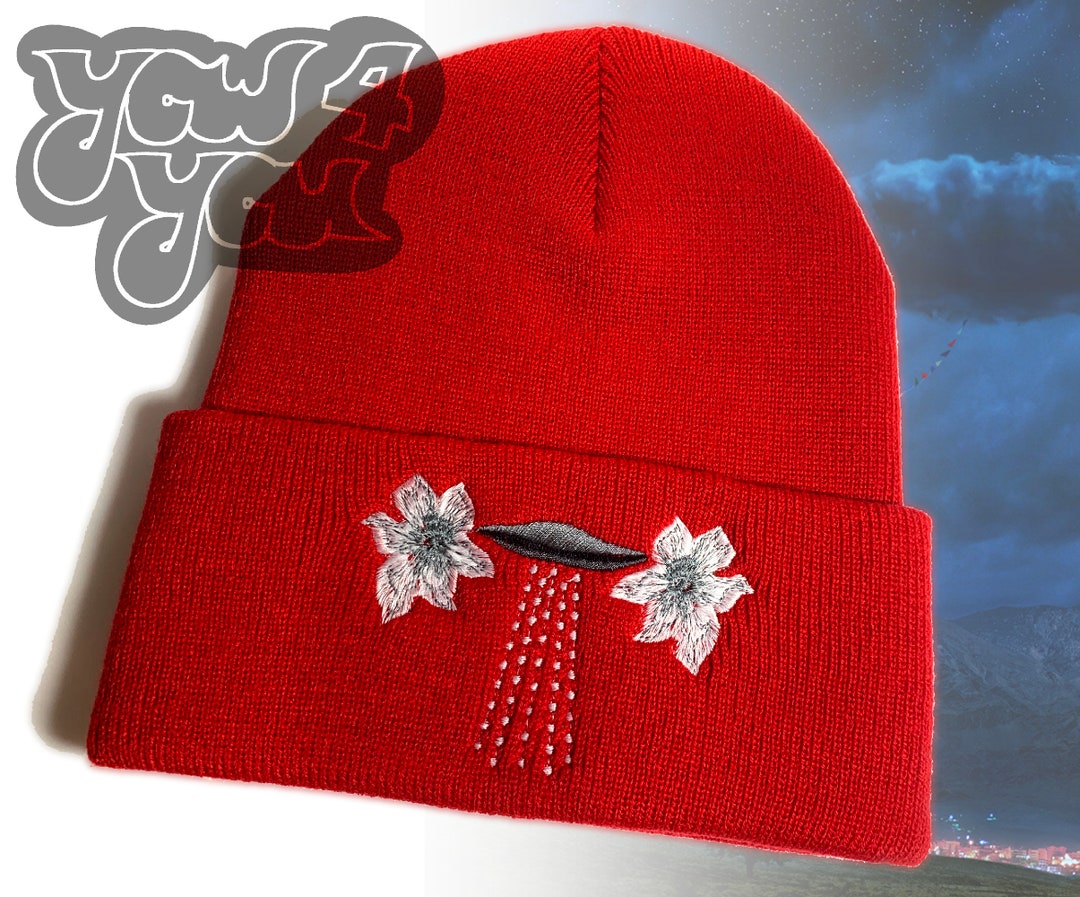 Jupe Jacket - NOPE Inspired Embroidered Beanie Hat - Horror Movie ...