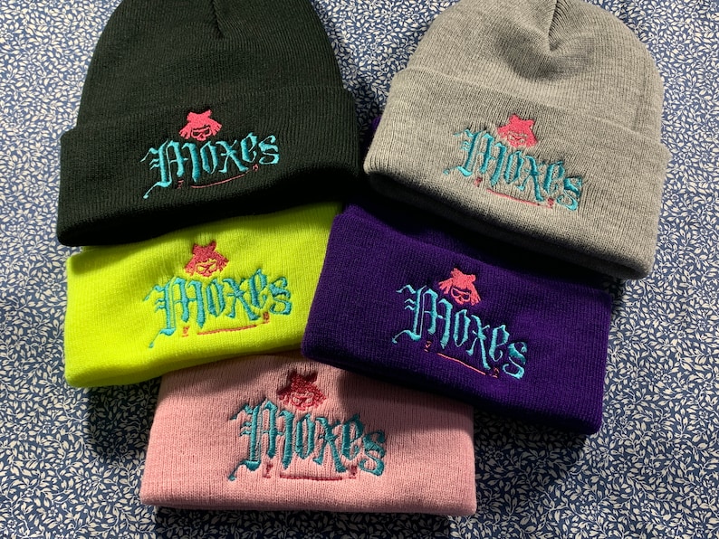 Moxes Beanie the Mox Cyberpunk 2077 Inspired Embroidered - Etsy
