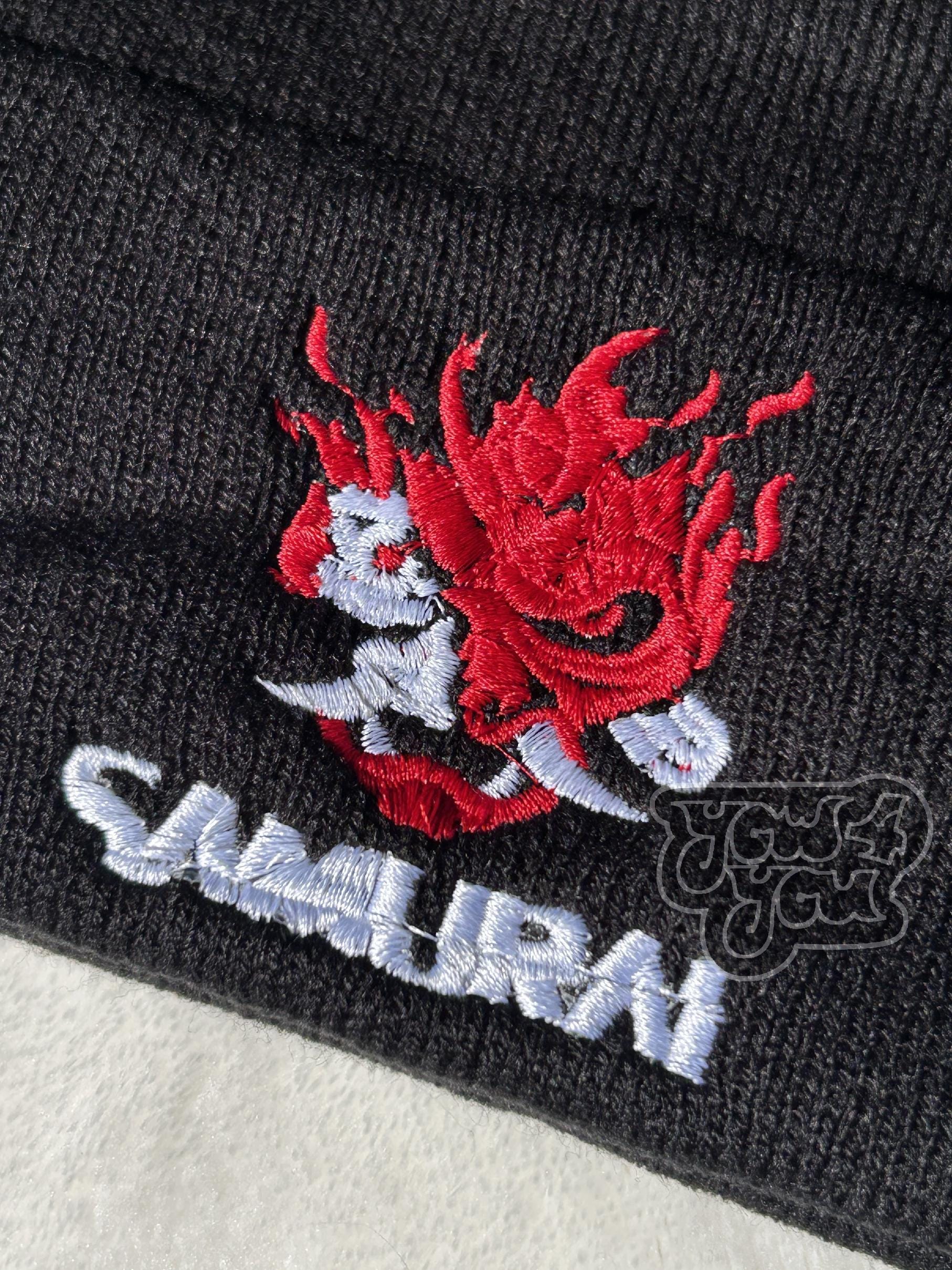 SAMURAI, Cyberpunk 2077 Inspired Embroidered Beanie | Video Game ...