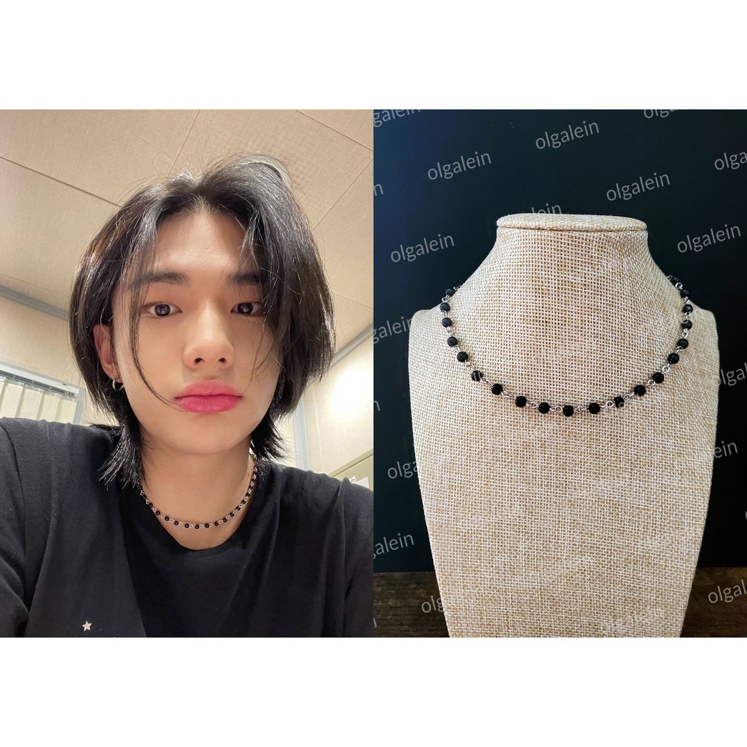 Stray Kids Hyunjin Felix No Easy Inspired Beads Beaded Necklace Choker ...