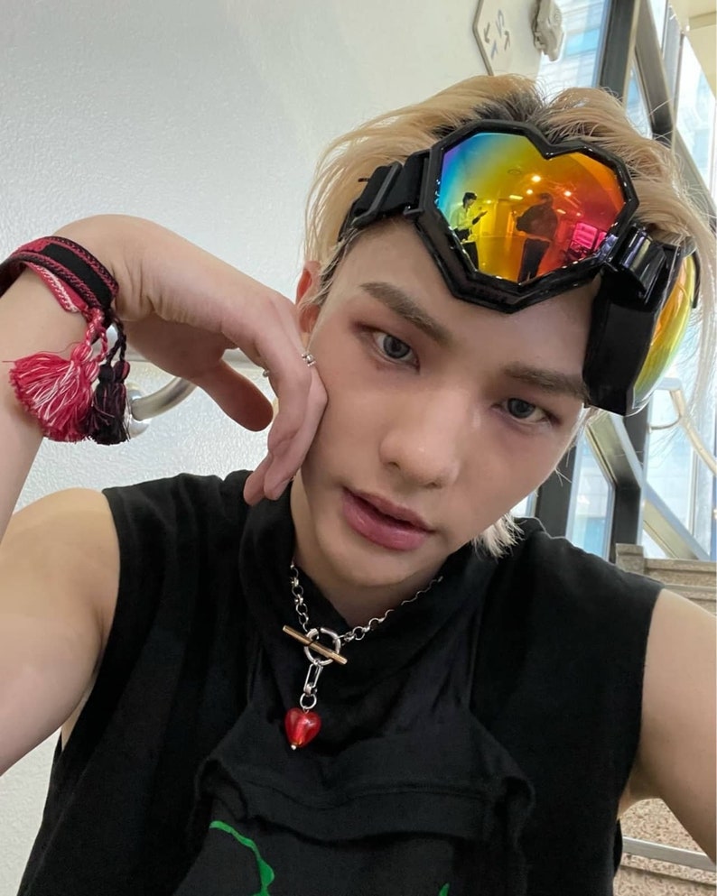 Stray Kids Hyunjin Oddinary Maniac Inspired Heart Chain - Etsy