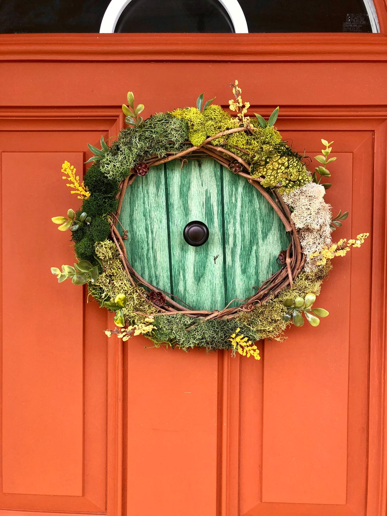 Hobbit Wreath Hobbit Lotr Decor Door Wall Hanger 10" Medium Sized - Etsy