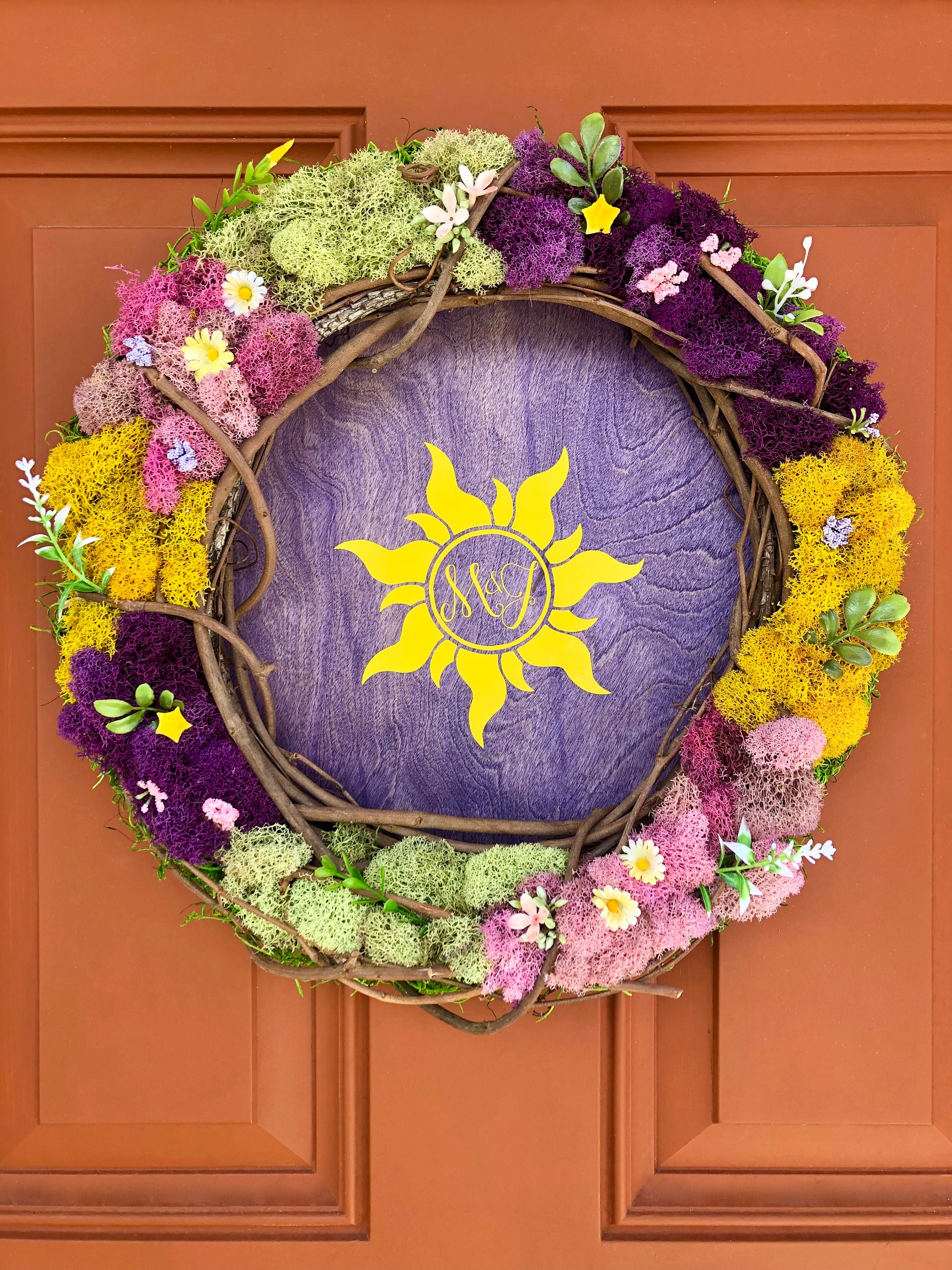 Rapunzel Hair Door Wreath