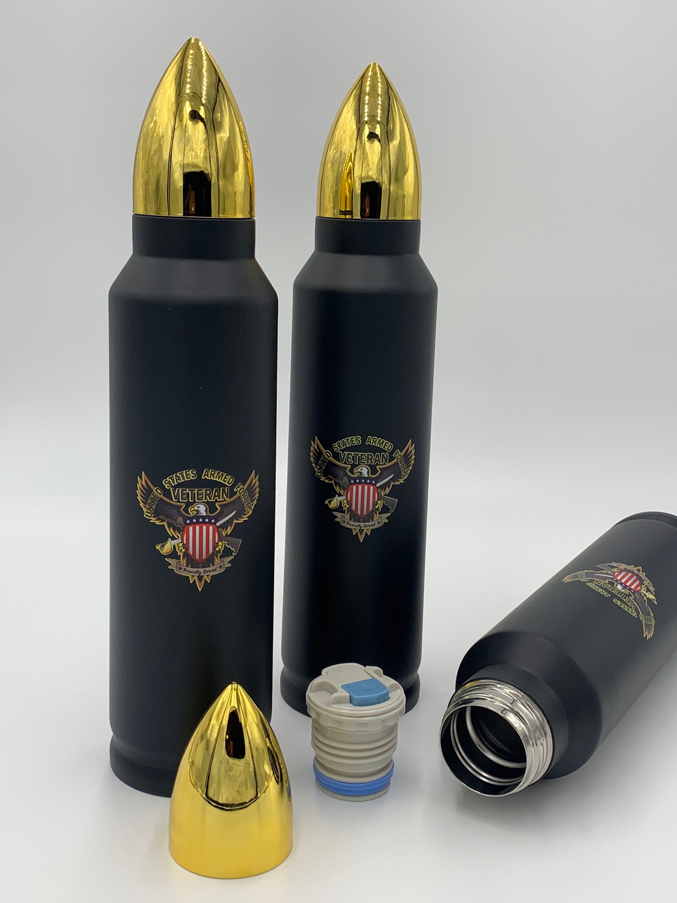 US Military Veteran-bullet Thermos-fast Free Priority Shipping Perfect ...